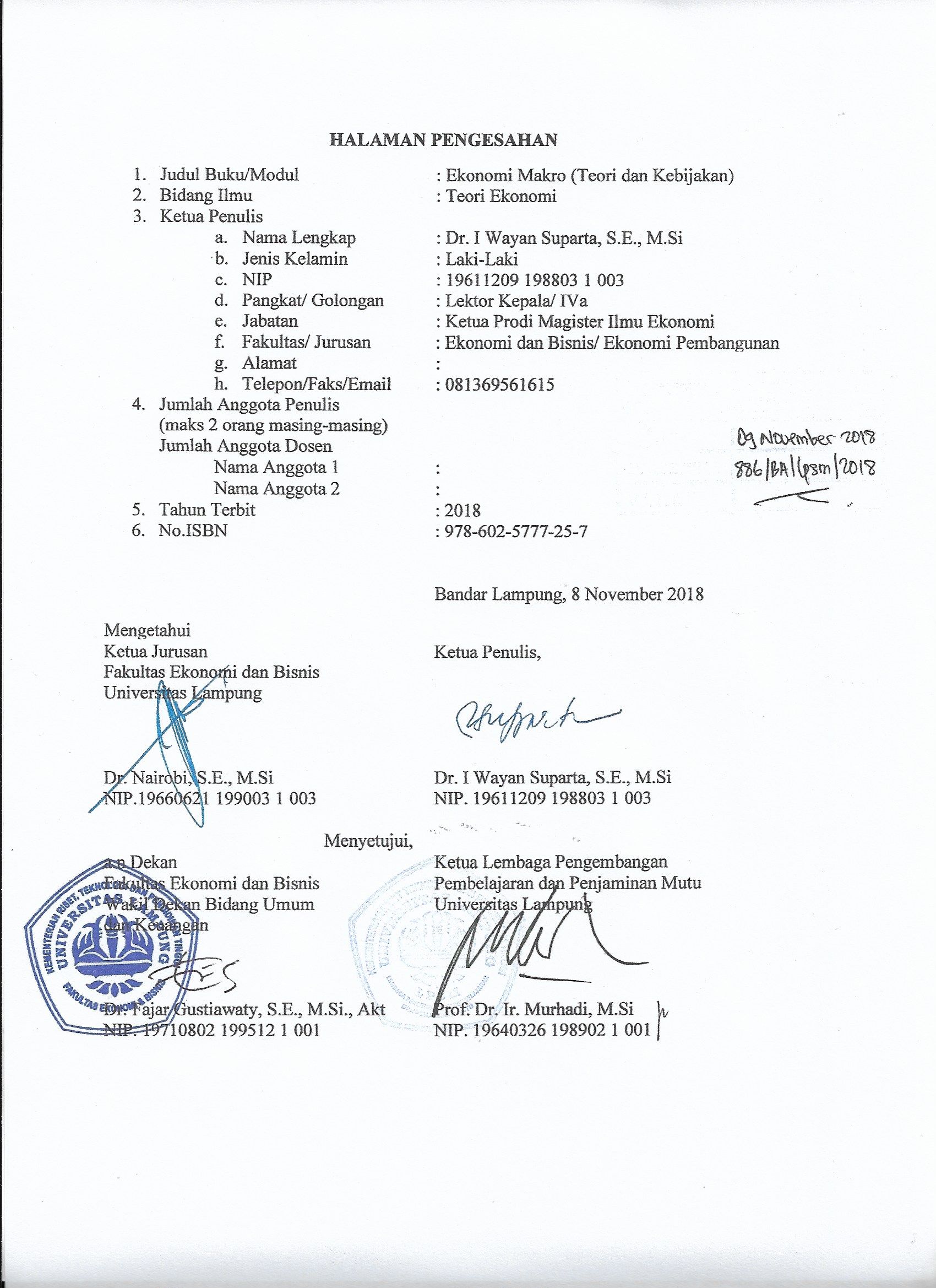University of Lampung | LPPM-UNILA Institutional Repository (LPPM-UNILA-IR)